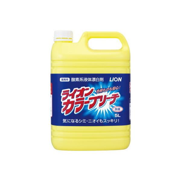 ★商品合計金額3000円(税込)以上送料無料★食べこぼしや血液、汗などによるシミ、部分汚れをすっきり漂白！色柄ものにも安心して使用できます。●容量／５Ｌ●成分／過酸化水素、界面活性剤●使用量の目安／黄ばみ黒ずみの漂白の場合３０Ｌの水に４０ｍ...