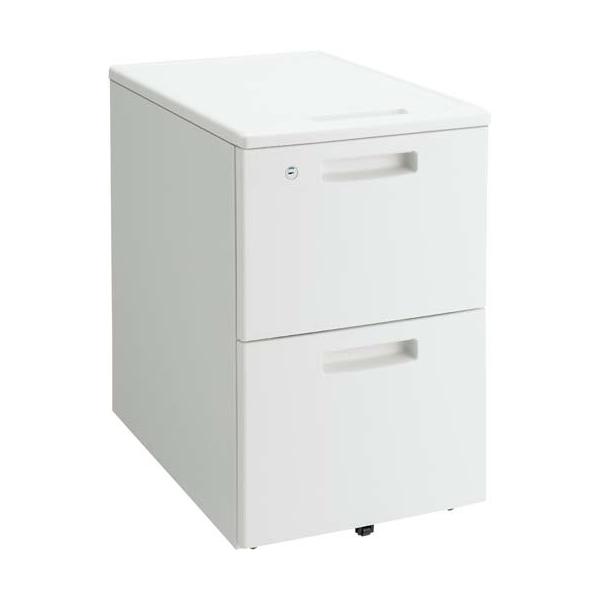 ★商品合計金額3000円(税込)以上送料無料★コクヨと共同開発の国産スチールデスクシリーズ。お買い得価格。オフィスの新設やリニューアル、入れ替えなどに人気の雪のように白いホワイト色。●種別／２段●カラー／スノーホワイト●外寸法／幅３９５×奥...