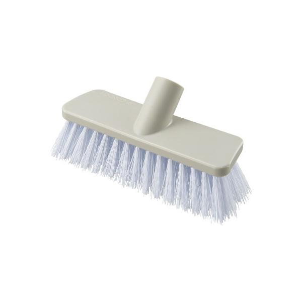 ★商品合計金額3000円(税込)以上送料無料★デッキブラシＰＥＴ−１８　用スペア。ねじ込み式で交換しやすい。●寸法／約幅２００×奥行８０ｍｍ●ヘッド幅／２００ｍｍ●質量／１５０ｇ●材質／ヘッド：ＰＰ、ブラシ：ＰＥＴ●種別／スペア●仕様／デッ...