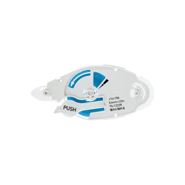 ★商品合計金額3000円(税込)以上送料無料★ヘビーユーザー向けの本格派。２２ｍのロングテープ、たるみ防止のパワーギアとクリーンローラー搭載で長ーく使える。約２倍の粘着力の強力に貼れるタイプ。ノリノプロ専用カートリッジ。●種別／詰替用カート...
