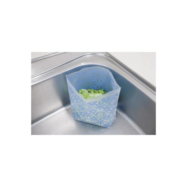 ★商品合計金額3000円(税込)以上送料無料★シンクに広げて置くだけ！三角コーナー要らずでお手入れ楽々。少量のゴミ処理に最適なミニサイズです。●サイズ／（約）幅２５０×高さ１８０×底マチ１２０ｍｍ●種別／大●材質／ポリエチレン●単位／１セッ...