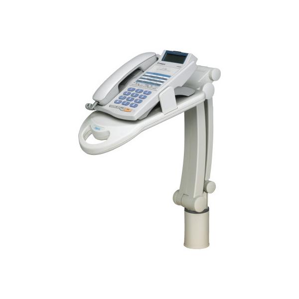 ★商品合計金額3000円(税込)以上送料無料★広がる、机上空間。テレホンスタンドで電話を引き上げて、机上のスペースを広げます。３６０度回転できるから共用にもおすすめ。高さ調整可能な高機能タイプ！●寸法／幅２００×奥行４０５×高さ５２４ｍｍ●...