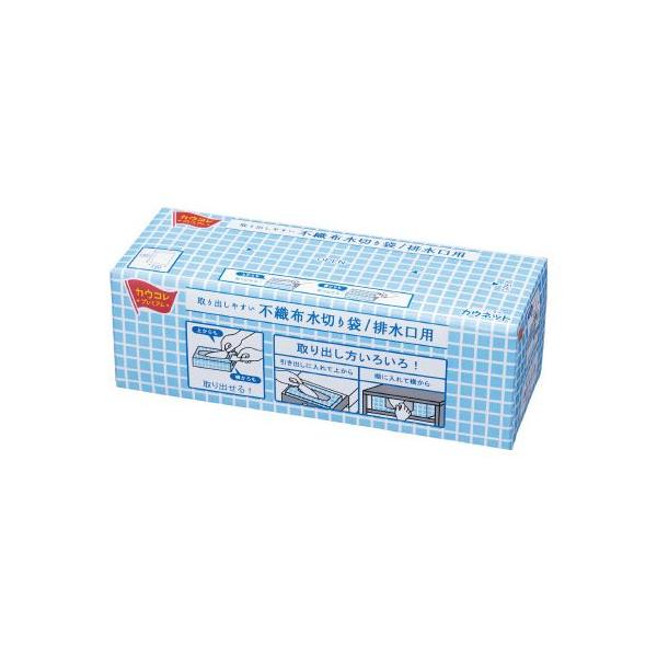 ★商品合計金額3000円(税込)以上送料無料★２か所の取り出し口で収納に便利な、不織布タイプの水切り袋。開け口が段違いで開きやすい。排水口用。●種別／排水口用●商品寸法／タテ約２６０×ヨコ約２４０ｍｍ●材質／ポリプロピレン・ＰＥＴ●箱寸法／...