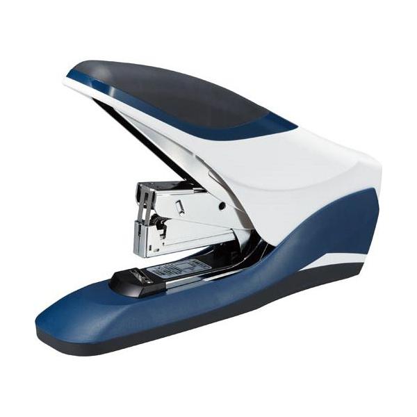 ★商品合計金額3000円(税込)以上送料無料★綴じ枚数に合わせて針の交換が不要のフラットクリンチタイプのステープラー！約１０枚から１１０枚までを同じ針のまま綴じ作業ができます！複数サイズの針の用意も不要になるので、経済的！●種別／本体●寸法...