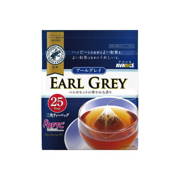 ★商品合計金額3000円(税込)以上送料無料★香り高い風味が特徴のピラミッド型ティーバック。鮮度管理にこだわり、独自の原料管理にて産地から茶葉を直輸入しております。●種別／アールグレイ●容量／２５バッグ●包装形態／個包装なし●ティーバッグ形...