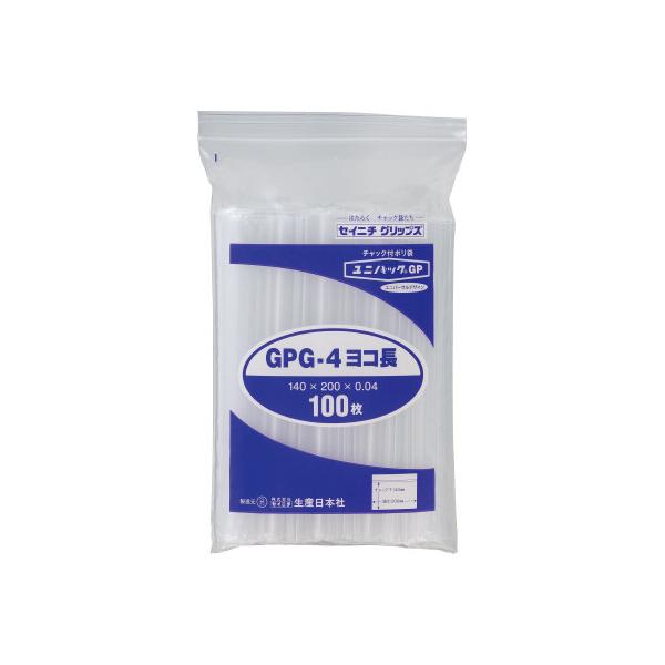 ★商品合計金額3000円(税込)以上送料無料★国産のチャック付ポリ袋。袋巾が広く出し入れしやすいヨコ長タイプ！●寸法（幅×チャック下）／２００×１４０ｍｍ●材質／低密度ポリエチレン●カラー／透明●厚さ／０．０４ｍｍ●生産国／日本●仕様／Ｂ６...