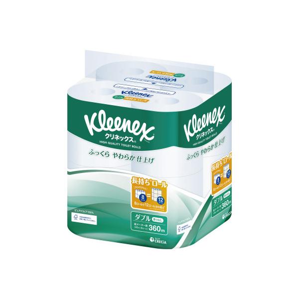 ★商品合計金額3000円(税込)以上送料無料★品質はそのままで８ロールで１２ロール分の長さ。パルプ配合にこだわったしっかりなめらか仕上げ。消臭機能付きの無香料タイプ。●ロール寸法／紙幅１１４ｍｍ×直径１１１ｍｍ×全長４５ｍ●パック寸法／２２...