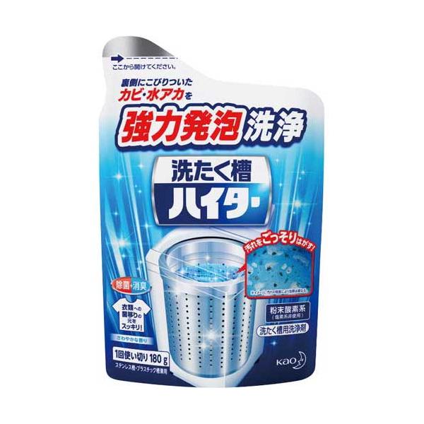 ★商品合計金額3000円(税込)以上送料無料★洗濯槽に潜むカビ、水垢を強力発泡洗浄！衣類への菌移りの元をスッキリ。除菌、消臭効果も！●容量／１８０ｇ●液性／弱アルカリ性●使用量の目安／１回に１８０ｇ●成分／界面活性剤、発泡剤、炭酸塩（３０％...