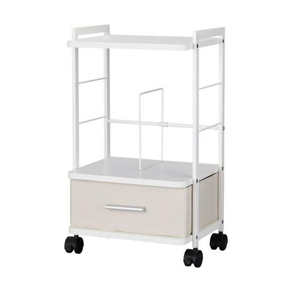 ★商品合計金額3000円(税込)以上送料無料★デスクの下から引き出しやすい、キャスター付きワゴン！引出し付きなのでホコリも入りにくく、ブランケットなどの収納も可能です。コンパクトなデスクにも置きやすい幅３５０ｍｍのスリムタイプが新登場。●種...