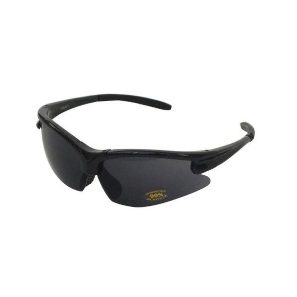 ★商品合計金額3000円(税込)以上送料無料★スタイリッシュな作業用メガネ。ポリカ−ボネイト製で強度もあります。ＵＶカットレンズ使用（９９％）のスモークタイプです。●寸法／製品サイズ：縦６０×横１６０×高さ４５ｍｍ●質量／３０ｇ●カラー／レ...