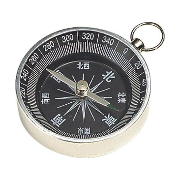 ★商品合計金額3000円(税込)以上送料無料★東西南北の方向の確認に。スタンダードタイプ。●寸法／パッケージサイズ：縦１０５Ｘ横７０Ｘ高さ１１ｍｍ本体サイズ：直径４４×高さ１１ｍｍ●カラー／フレーム：シルバー●質量／１５ｇ●材質／本体：アル...
