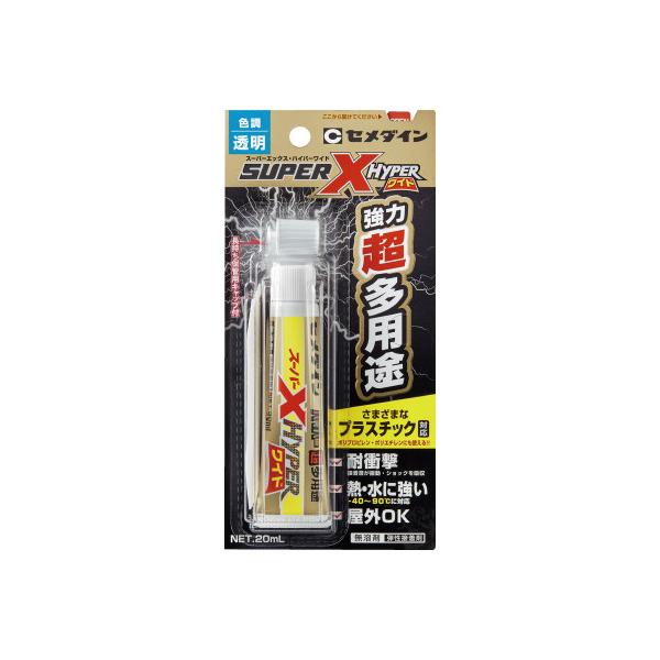 ★商品合計金額3000円(税込)以上送料無料★接着剤がつきにくいポリエチレン（ＰＥ）、ポリプロピレン（ＰＰ）の固定にも使える接着剤です。用途が広く水、ショックに強い。屋内外問わず使用できます。●寸法／高さ１８０×幅８７×奥行２３ｍｍ●材質／...