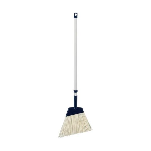 ★商品合計金額3000円(税込)以上送料無料★コンクリート・アスファルト用。コシのある化学繊維が重量ゴミまでしっかり掃き取ります。伸縮柄で用途に応じて使用でき、収納にも便利（全長約８７−１２９ｃｍ）。ヘッドは外して手箒として使えます。●寸法...