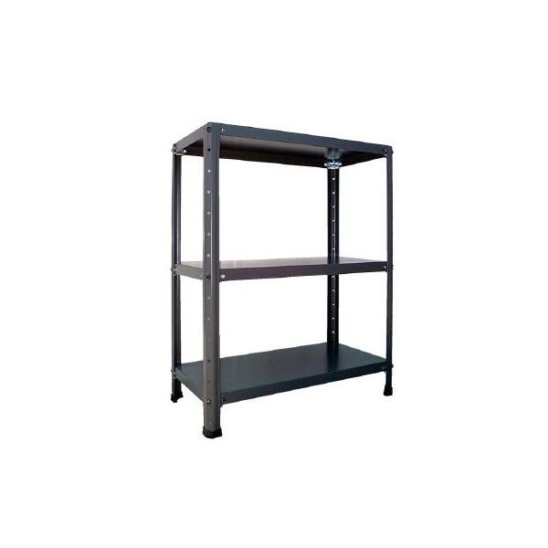 ★商品合計金額3000円(税込)以上送料無料★コンパクトなラック。場所をとらずにしっかり収納。●カラー／スレートグレー●高さ／高さ７５０●外寸法／幅６１０×奥行３１０×高さ７５０ｍｍ●棚板寸法／幅６００×奥行３００×厚さ３０ｍｍ●材質／スチ...