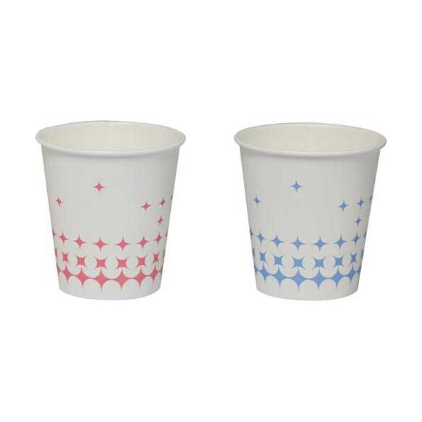 ★商品合計金額3000円(税込)以上送料無料★うがいにおススメの紙コップです。お洒落な柄つき。●容量／３オンス（９０ｃｃ）●材質／パルプ１００％、内面ＰＥコーティング●カラー／イロコミ●単位／１袋（１００個）●メーカー品番／＃９５００※２色...