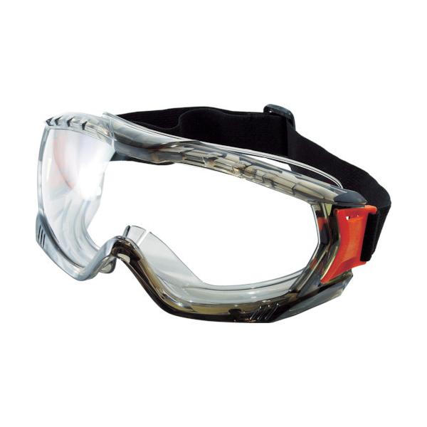 ★商品合計金額3000円(税込)以上送料無料★左右が見えやすいワイドタイプです。●レンズ色／クリア●フレーム色／透明グレー●レンズ交換／可能（対象品番／ＴＳｇ−５０１ＳＰ）●タイプ／バイザーなし●ＡＮＳＩ規格品（Ｚ８７．１）●密閉タイプ●レ...