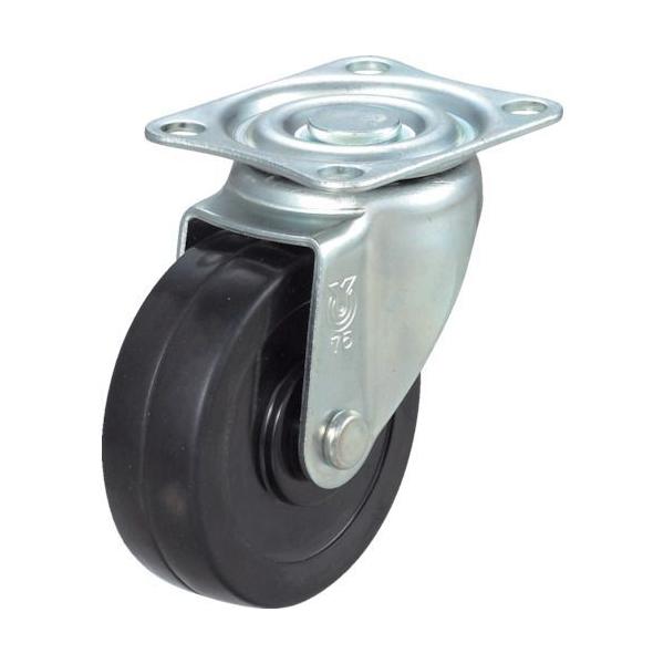 ★商品合計金額3000円(税込)以上送料無料★●許容荷重／６１．２（ｋｇｆ）●車輪径Ｄ／７５（ｍｍ）●車輪幅／２５（ｍｍ）●取付高Ｈ／９３（ｍｍ）●取付座Ａ×Ｂ／７０×５８（ｍｍ）●取付ピッチＸ×Ｙ／５５×４２（ｍｍ）●取付穴径Ｐ／８．８（...