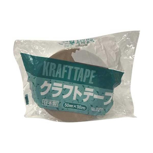 ★商品合計金額3000円(税込)以上送料無料★展開が軽く、作業性に優れています。●寸法／５０ｍｍ×５０ｍ●厚さ／０．１４ｍｍ●カラー／クリーム●テープタイプ／クラフト●材質（基材）／クラフト紙●成分（粘着剤）／合成ゴム系●粘着力／８．２（Ｎ...