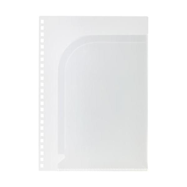 ★商品合計金額3000円(税込)以上送料無料★ツイストノートと一緒に使用してメモやカード、名刺などが入れられるオープンポケット。●サイズ／Ａ５●寸法／タテ２１０×ヨコ１４８ｍｍ●材質／ポリプロピレン（生地厚０．１８ｍｍ）●穴数／２４穴●仕様...