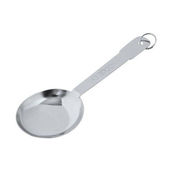 ★商品合計金額3000円(税込)以上送料無料★清潔でサビにくいステンレス製です。●寸法／本体サイズ：縦１８１ｍｍＸ横５８ｍｍＸ高１９ｍｍ●質量／３４ｇ●材質／本体：ステンレス●用途／分量を量る際に●仕様／軽量スプーンサイズ：３０ｃｃ●単位／...