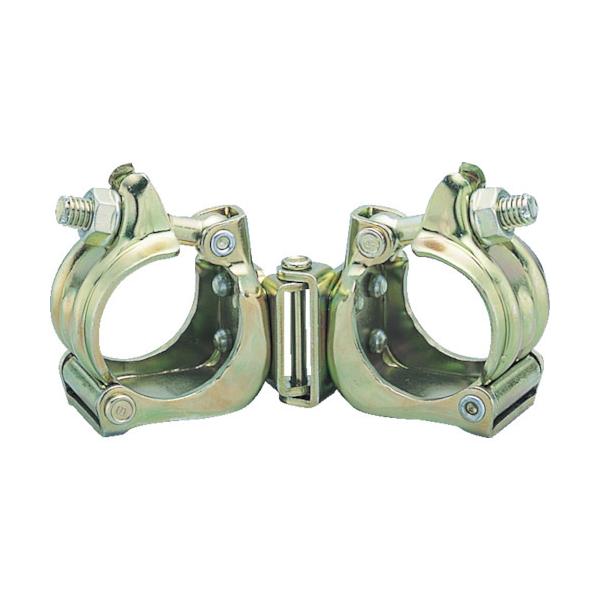 ★商品合計金額3000円(税込)以上送料無料★単管で小屋などの組立時の垂直パイプに水平方向を内側固定するクランプです。単管と単管で小屋等の組立時の垂直パイプに補強用斜め２方向を内側固定するクランプです。●タイプ／直角自在●適用パイプ径／４８...