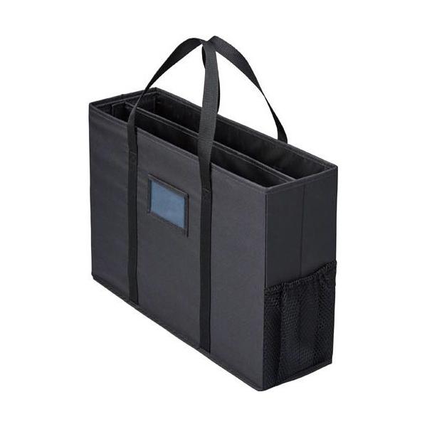 ★商品合計金額3000円(税込)以上送料無料★社内移動に便利な布製バッグ。Ａ３サイズのファイルや書類にも対応！●種別／Ａ３サイズ対応●サイズ／Ａ３サイズ対応●カラー／ブラック●外寸法／幅４８０×奥行１５０×高さ３４５ｍｍ●内寸法／幅４７０×...