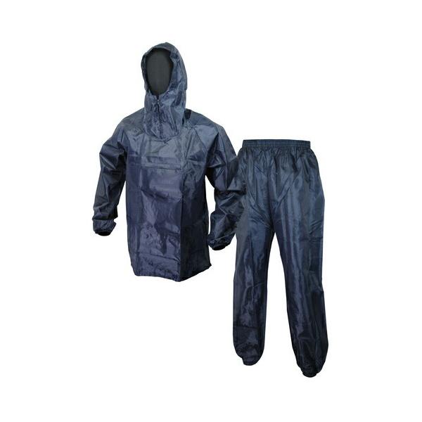 ★商品合計金額3000円(税込)以上送料無料★お買い得な上下組ヤッケ！パンツ裾ゴム入り。●サイズＬＬ●カラー／ネイビー●素材／ポリエステル１００％●単位／１組●メーカー品番／Ｗ−３１０