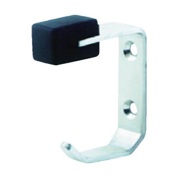 ★商品合計金額3000円(税込)以上送料無料★内装ドア用のフック付戸当です。●発注コード／１１４−１６５４●用途／トイレブース等の戸当として。●高さ／６２（ｍｍ）●色／ヘアライン●幅／１６（ｍｍ）●長さ／５１（ｍｍ）●材質／ステンレス（ＳＵ...