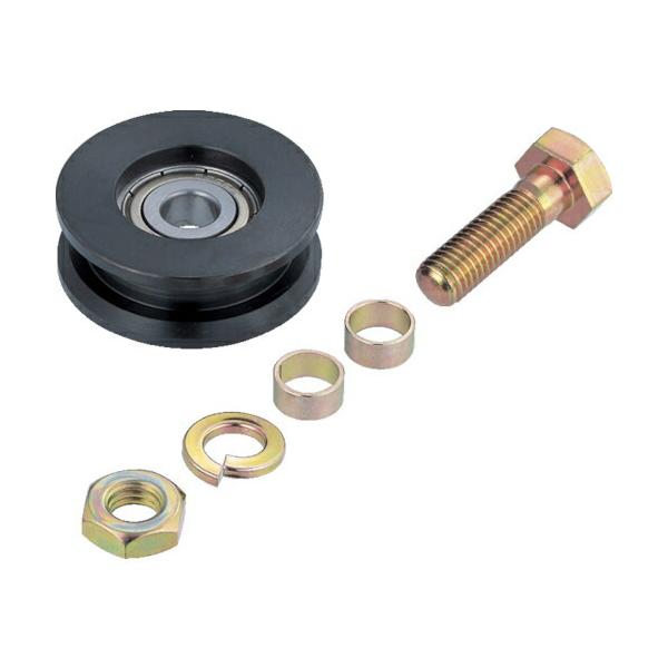 ★商品合計金額3000円(税込)以上送料無料★ボールベアリング入りなので、堅牢でスムーズな回転です。●発注コード／３８１−４３７８●用途／アングル、フラットバー用。重量戸車用の車輪。●車輪径Ｄ／６０（ｍｍ）●車輪幅Ｂ／１９（ｍｍ）●軸径／１...