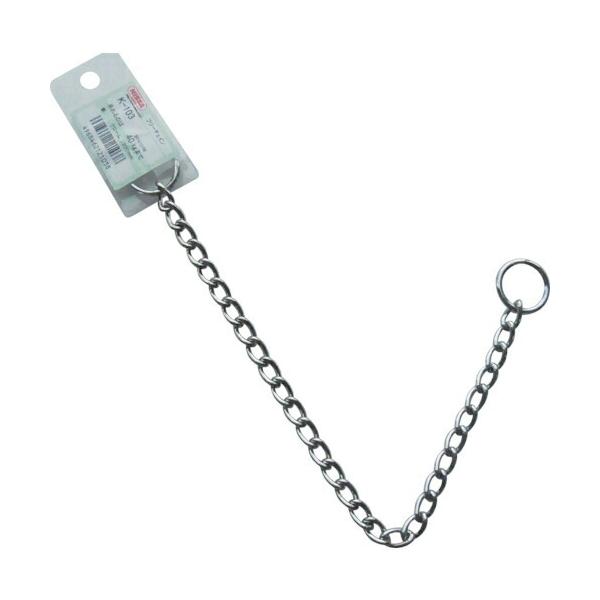 ★商品合計金額3000円(税込)以上送料無料★切断済チェーンで両端に溶接リングが付いたタイプです。●発注コード／７８８−６５０１●用途／連結部品。盗難防止。転倒防止。●全長／３００（ｍｍ）●チェーン径／２（ｍｍ）●使用荷重／０．４（ｋＮ）●...