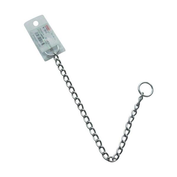 ★商品合計金額3000円(税込)以上送料無料★切断済チェーンで両端に溶接リングが付いたタイプです。●発注コード／７８８−６６０８●用途／連結部品。盗難防止。転倒防止。●全長／３００（ｍｍ）●チェーン径／２．０（ｍｍ）●使用荷重／０．５８（ｋ...