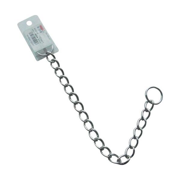 ★商品合計金額3000円(税込)以上送料無料★切断済チェーンで両端に溶接リングが付いたタイプです。●発注コード／７８８−６６３２●用途／連結部品。盗難防止。転倒防止。●全長／３００（ｍｍ）●チェーン径／２．６（ｍｍ）●使用荷重／０．９８（ｋ...