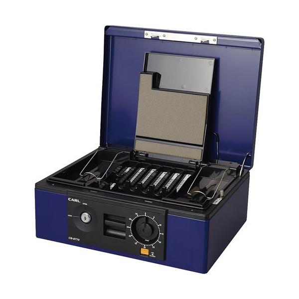 ★商品合計金額3000円(税込)以上送料無料★上蓋の開閉と連動する内蓋は、手提げ金庫の持ち運び時に生じる硬貨の飛散を防止します。紙幣用トレーは２段式で４種類の紙幣等を収納できます。不用意なダイヤル操作を防止するダイヤルロック機能付き。●サイ...