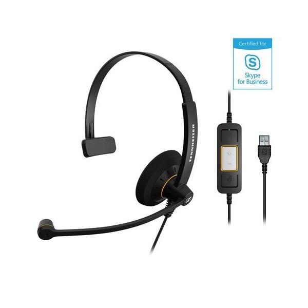 ★商品合計金額3000円(税込)以上送料無料★ゼンハイザークオリティの音質、片耳式エントリーヘッドセット。Ｍｉｃｒｏｓｏｆｔ認定モデル●カラー／ブラック●質量／８２ｇ●ケーブル長／２．１ｍ●その他機能／マイクロノイズキャンセリング●付属品／...