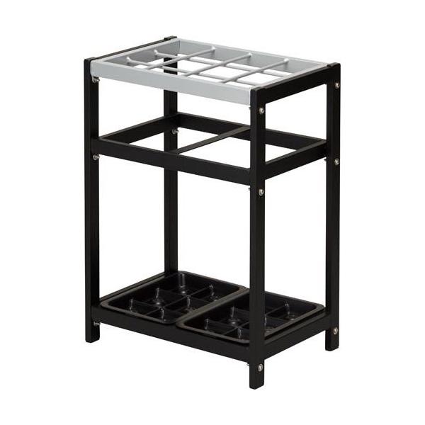 ★商品合計金額3000円(税込)以上送料無料★折りたたみ傘の置き場に困らず、長傘もいっしょに立てられる２ＷＡＹ傘立て。●種別／１２本用●外寸法／幅３５８×奥行２４３×高さ５０５ｍｍ●材質／本体：スチール（粉体塗装）、上部フレーム：スチール（...