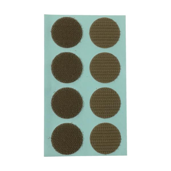 ★商品合計金額3000円(税込)以上送料無料★裏面粘着剤付きのタイプです。●発注コード／８２８−０５２９●用途／袋・バッグなどの口止めなど。●色／ベージュ●直径／２２（ｍｍ）●厚さ／３（ｍｍ）●袋入数／フック４、ループ４（枚）●包装形態／袋...