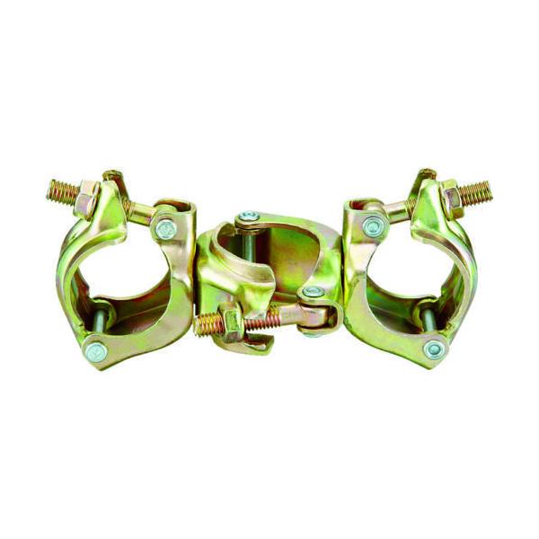 ★商品合計金額3000円(税込)以上送料無料★単管を３本つなぐためのクランプです。●発注コード／７６１−１１７０●タイプ／直交型●適用パイプ径／４８．６（ｍｍ）●材質／スチール●質量／１０１０ｇ●製造国／韓国●単位／１個●メーカー品番／１０...