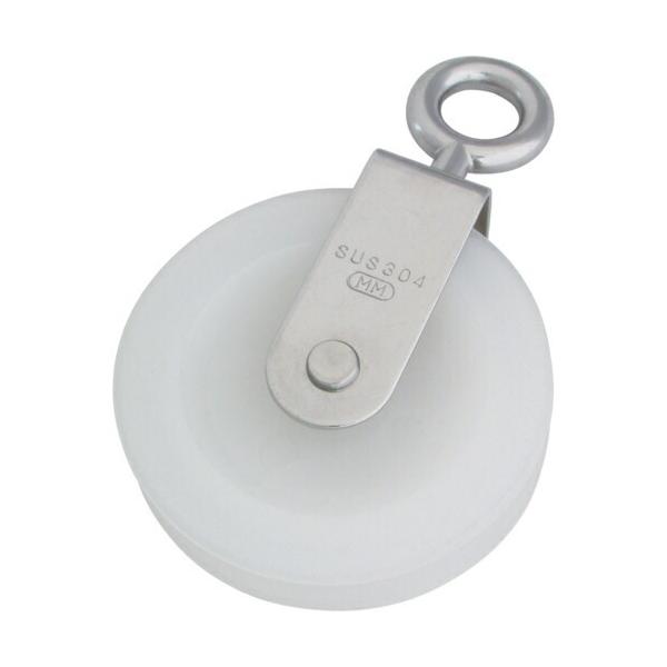 ★商品合計金額3000円(税込)以上送料無料★軽量の滑車です。●発注コード／３５１−４６２５●用途／ロープ用調整滑車として。●基本使用荷重／０．０２（ｔ）●車径／６６（ｍｍ）●最大使用ロープ径／９（ｍｍ）●車数／１●寸法（ｍｍ）Ａ／１０８●...