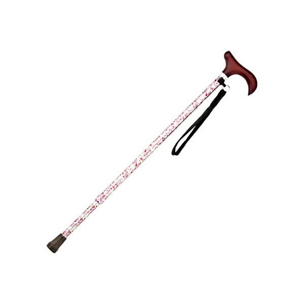 ★商品合計金額3000円(税込)以上送料無料★多様な色柄をそろえたシリーズ。●介援隊コード／Ｗ１８８６●サイズ／長さ６７．５から９０ｃｍ（１０段階／２．５ｃｍ）、グリップ長さ：１２ｃｍ、ゴムチップ底径：３．０ｃｍ●パイプ径／上部：１．９ｃｍ...