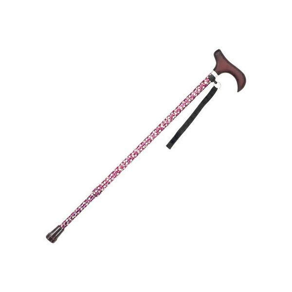 ★商品合計金額3000円(税込)以上送料無料★多様な色柄をそろえたシリーズ。●介援隊コード／Ｗ１８８６●サイズ／長さ６７．５から９０ｃｍ（１０段階／２．５ｃｍ）、グリップ長さ：１２ｃｍ、ゴムチップ底径：３．０ｃｍ●パイプ径／上部：１．９ｃｍ...