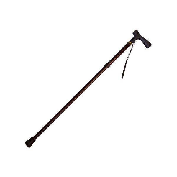 ★商品合計金額3000円(税込)以上送料無料★サビに強く、しかも軽い！使い勝手が良い軽量アルミパイプ製。●介援隊コード／Ｗ０３３２●サイズ／長さ８０から９０ｃｍ（５段階）、グリップ長さ：１２ｃｍ、ゴムチップ底径：約３．８ｃｍ●パイプ径／上部...