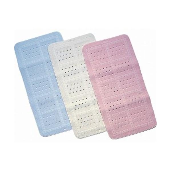 ★商品合計金額3000円(税込)以上送料無料★・バスマットはお手入れが難しい・・・？これはなんと洗濯機で洗えます。・裏面の格子状の吸盤が浴槽や洗い場にピッタリ吸着。※ステンレス製の浴槽には吸盤式のすべり止めマットをお選びください。●ウェルフ...