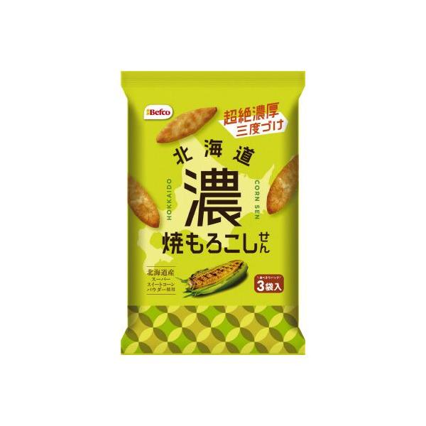 ★商品合計金額3000円(税込)以上送料無料★北海道産スーパースイートコーンパウダー使用、「油→特製醤油→シーズニング」の三度付け製法で、深みのある芳醇な味わいに仕上げた焼きとうもろこし味のソフトせんべいです。●賞味期限／商品の発送時点で、...