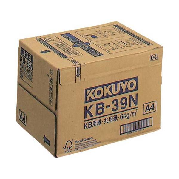 ★商品合計金額3000円(税込)以上送料無料★ＦＳＣ（Ｒ）認証パルプを使用し、環境に配慮したマルチプリンタ対応のコピー用紙！品質に悩んだら、迷わずコクヨの定番「ＫＢ用紙」を！●種別／普通紙（森林認証紙使用）●商品名／ＫＢ用紙（共用紙）●サイ...
