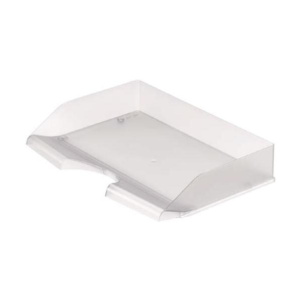 ★商品合計金額3000円(税込)以上送料無料★用途に合わせてデスクのスペースを有効活用できるＡ４ヨコ型のレタートレーです。オプションのレタートレーライザーも取付できます。●種別／本体●サイズ／Ａ４ヨコ●カラー／クリア●寸法／幅３４６×奥行２...