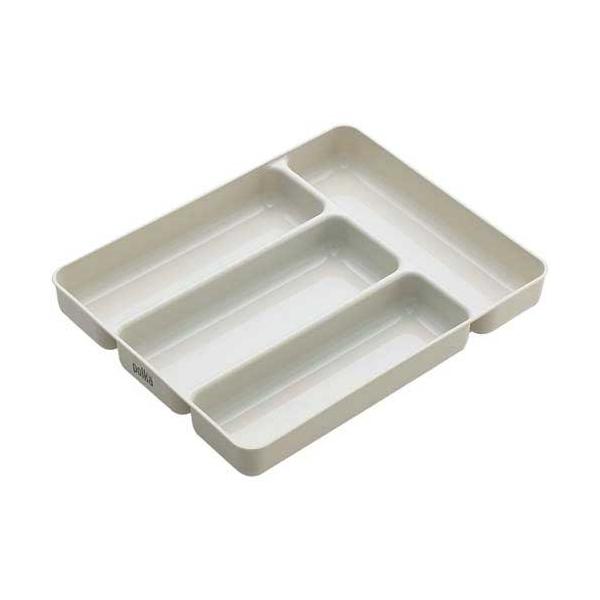 ★商品合計金額3000円(税込)以上送料無料★シンプルなトレー●材質／ポリプロピレン●カラー／グレー●寸法／幅２５０×奥行３１０×高さ４２ｍｍ●単位／１個●メーカー品番／引出し内整理トレー大