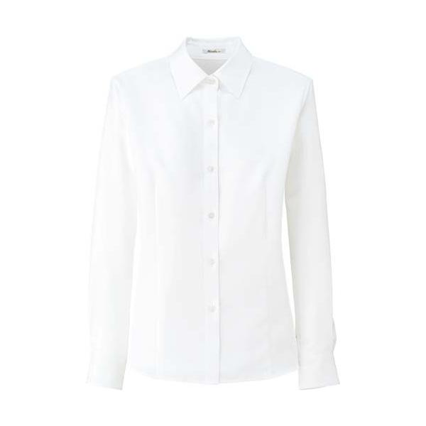 ★商品合計金額3000円(税込)以上送料無料★さらりとした肌触りの優しい風合いが特長。２箇所に内掛けボタンを施しました。●サイズ／１３号●カラー／ホワイト●素材／ポリエステル１００％●寸法（ｃｍ）／バスト１０４・肩幅４１・着丈６３・袖丈５９...