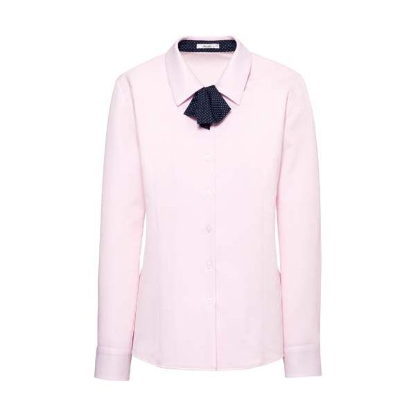 ★商品合計金額3000円(税込)以上送料無料★ネイビードットのリボンが大人可愛い。表面感が美しいフレンチツイルは伸縮性があり動きやすく、フルダル糸を使用しているので透けにくいです。●サイズ／１９号●カラー／ピンク●素材／ポリエステル１００％...