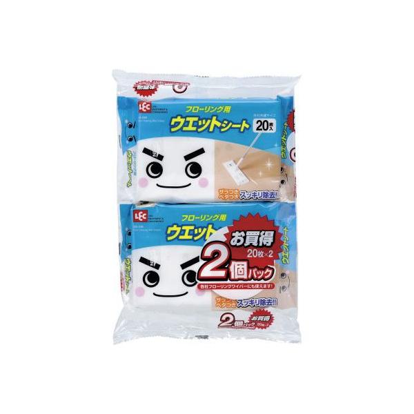 ★商品合計金額3000円(税込)以上送料無料★水拭き感覚で使えるウェットシートです。ホコリや皮脂汚れのザラつきやベタつきをスッキリ除去します。各社のフローリング用ワイパーに取り付けられます。●サイズ／幅１８５×奥行２８５×高さ３５ｍｍ●シー...