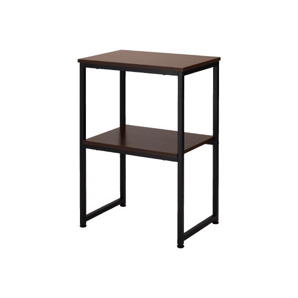 ★商品合計金額3000円(税込)以上送料無料★シンプルなデザインで、エントランスや応接室など置く場所を選びません。棚板は３段階で高さ調整が可能で、消毒液台としてもご使用いただけます。●種別／ワイド●カラー／ダークブラウン●外寸法／幅５００×...